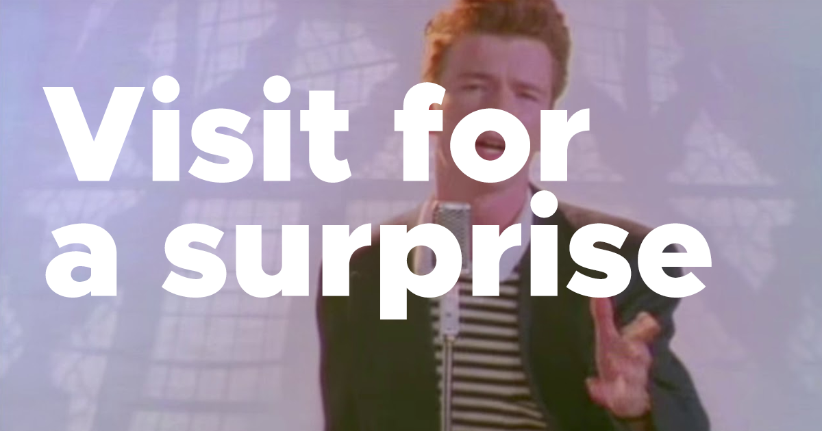 Visit for a surprise – Eric Bailey